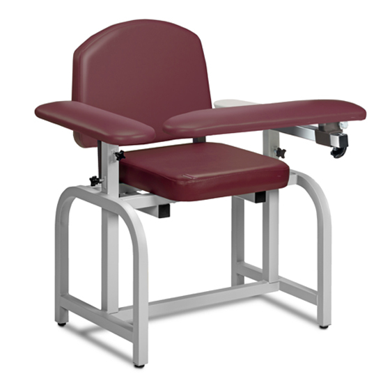Lab X Series, Blood Drawing Chair with Padded Arms | Redhead Medical