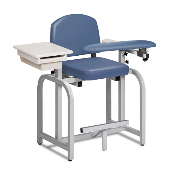Lab X Series, Extra-Tall, Blood Drawing Chair w/ Padded Flip Arm and ...