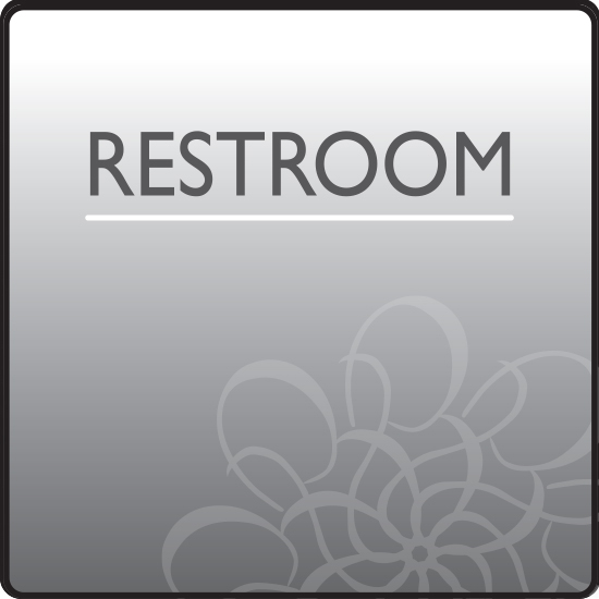 Standard Restroom Sign | Redhead Medical